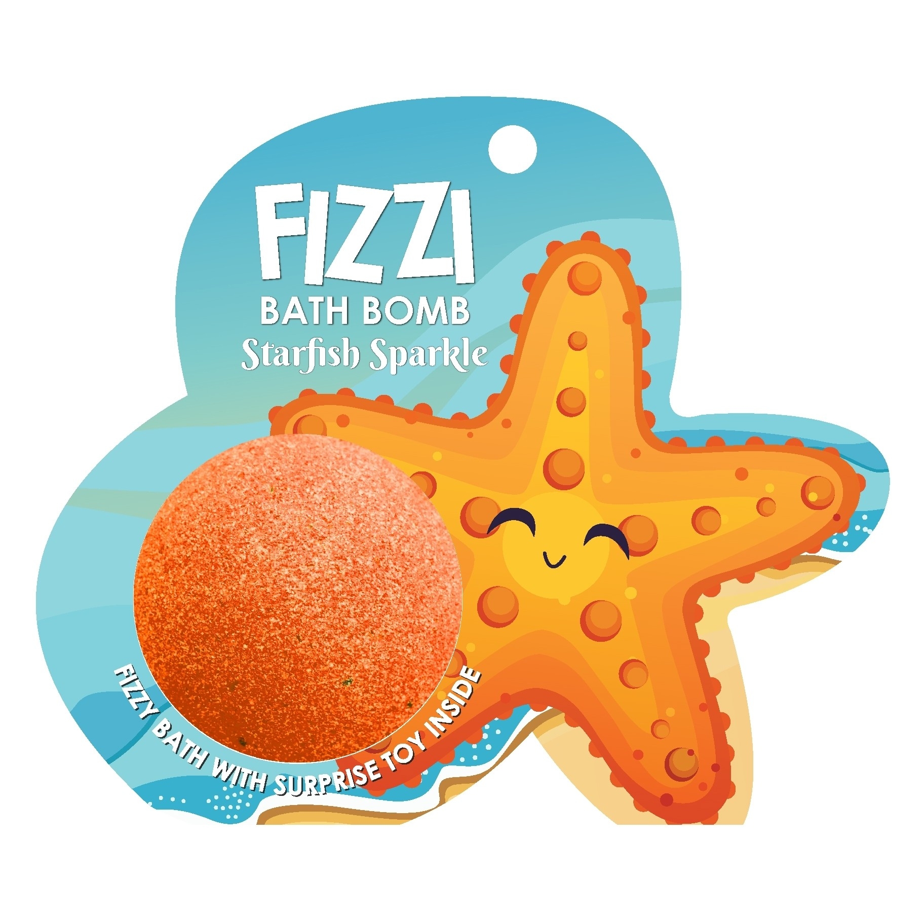FIZZY STARFISH SPARKLE 100g. – Bathbomb Thailand